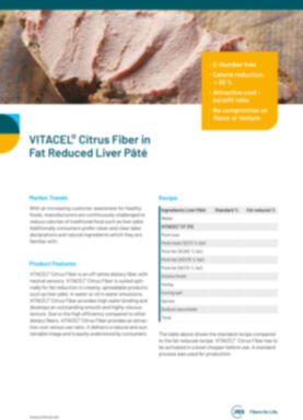 VITACEL® CF 柑橘纤维